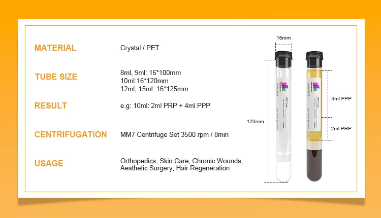Innovate Regeneration With Manson Triple Sterilized Prp Tube For Aesthetic Procedures - Buy Prp ...