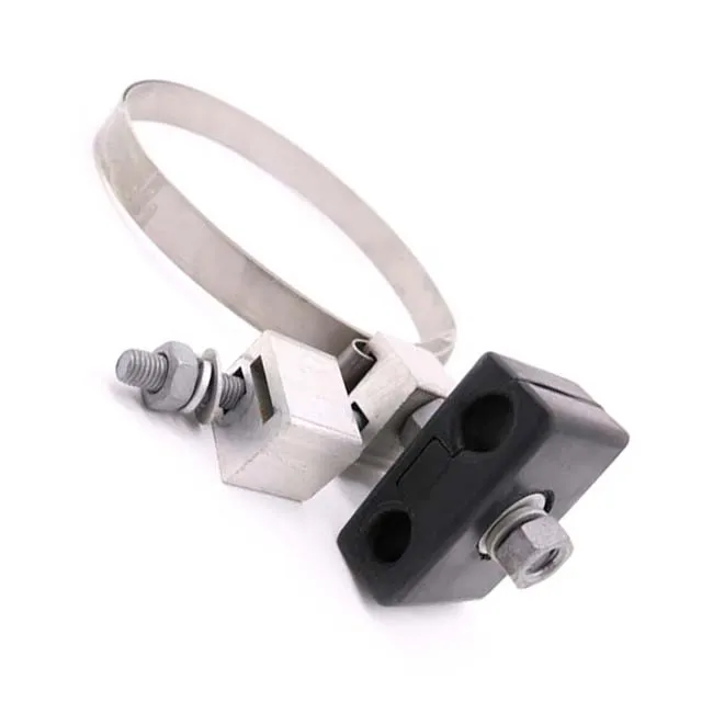Prime Quality Fiber Optic Cable Fittings Down Lead Clamp For Tower/pole ...