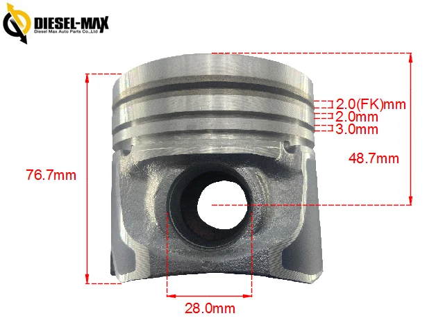 Cylinder Piston - Buy Piston For Ni Ssan Engine,Yd25ddti Piston,A2010 ...