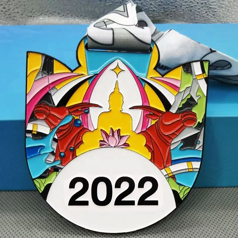 Custom 3d Engrave Award Medallions Metal Soft Enamel Commemorative ...