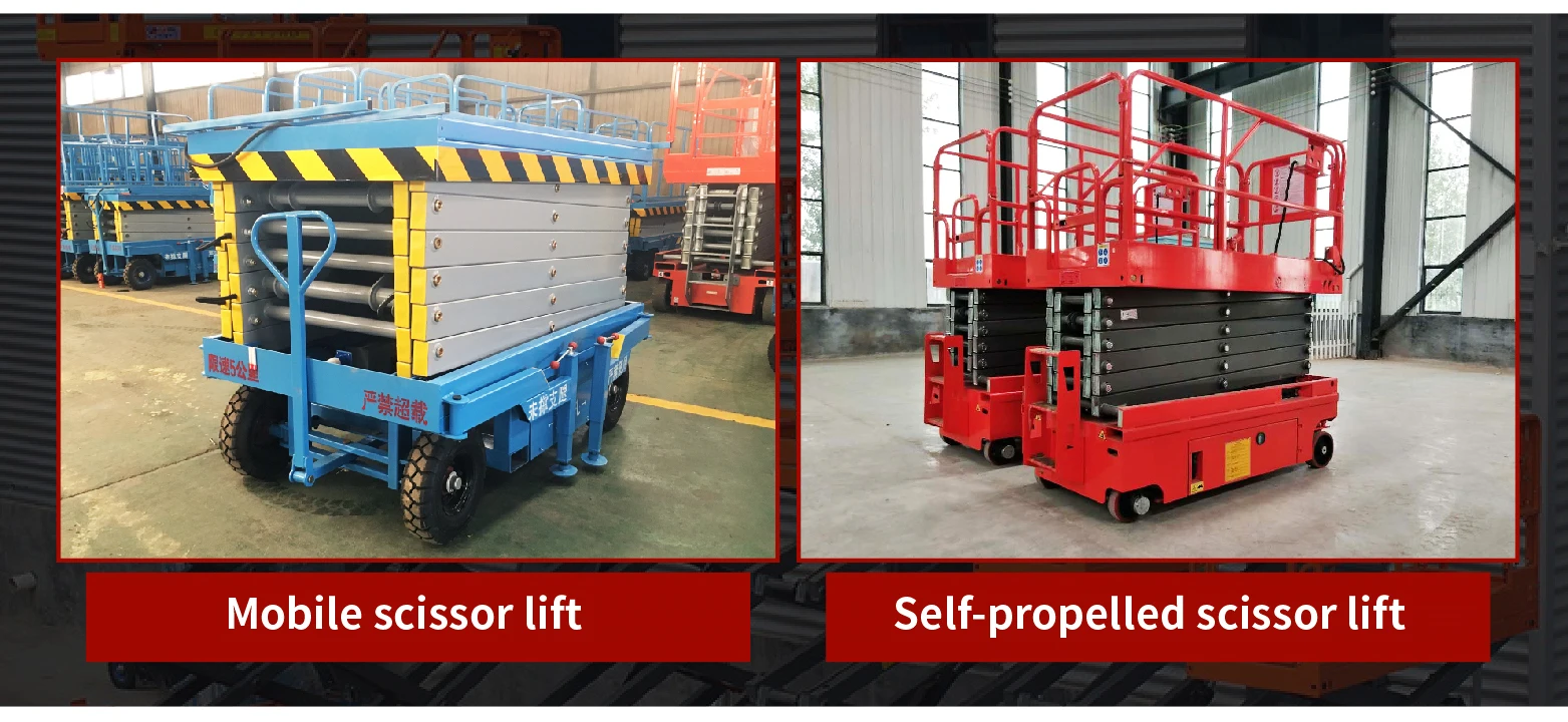 10 Meters Lift Freight Elevator Mobile Hydraulic Climbing Car Automatic ...