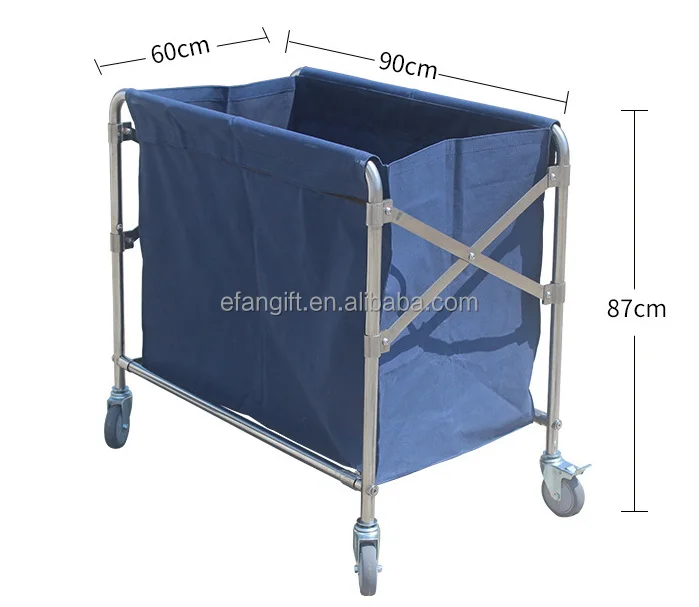 Commercial Hotel Cleaning Folding Laundry Trolley Cart| Alibaba.com
