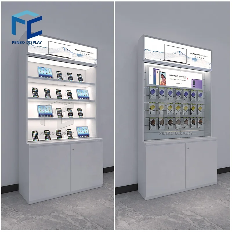 Shopify Mobile Phone Shop Interior Design - Custom Counters