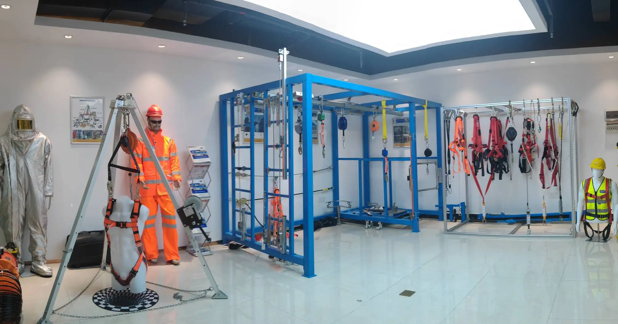 50m Roof Lifeline System Horizontal Fall Arrest Device Safety ...