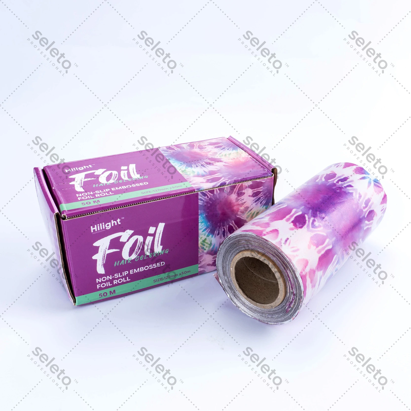 Custom Embossed Highlight Hair Foil Roll for Salon Use