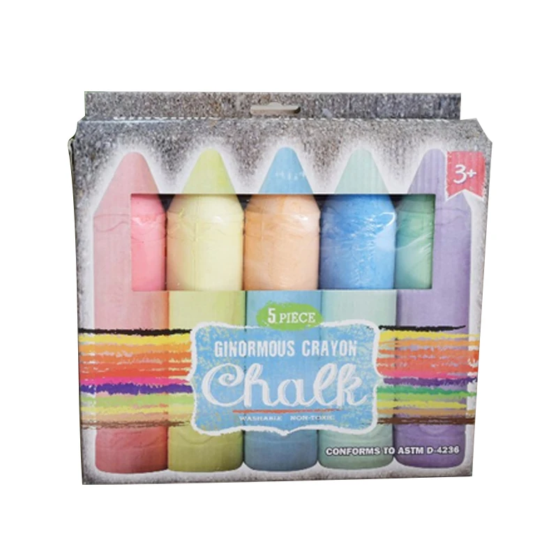 Hot sales customized kids super big jumbo sidewalk crayon chalk ...