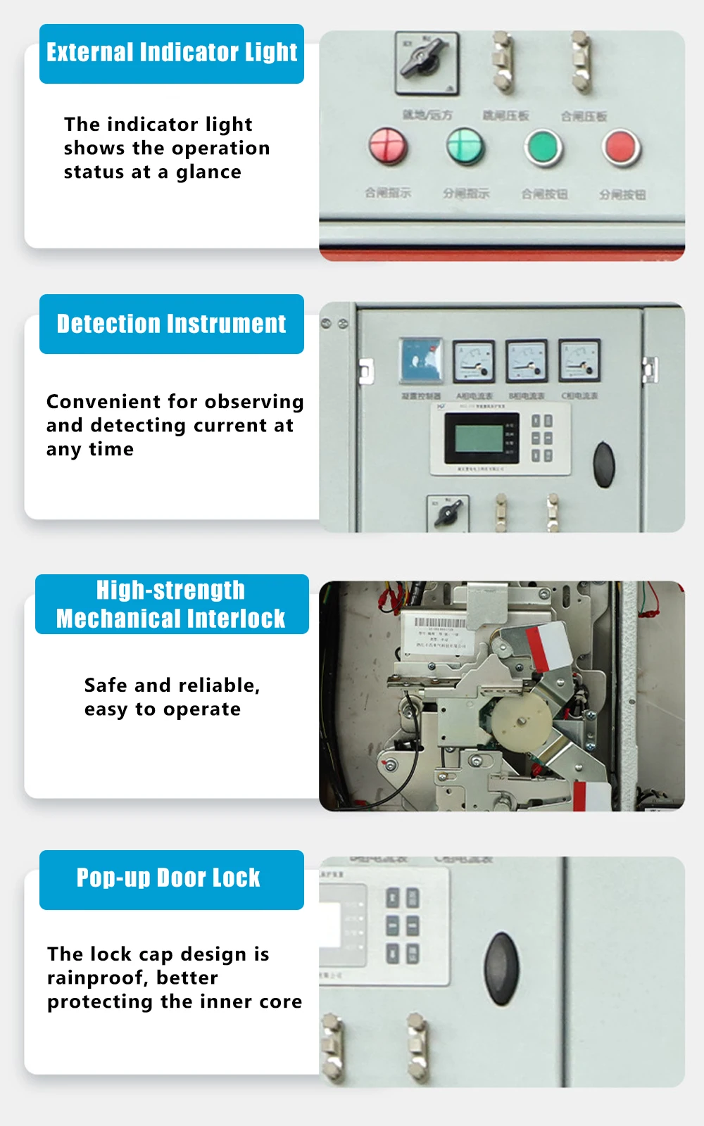 SF6 Gas Insulated Switchgear GIS Indoor RMU Ring Main Unit 12KV 50Hz ...