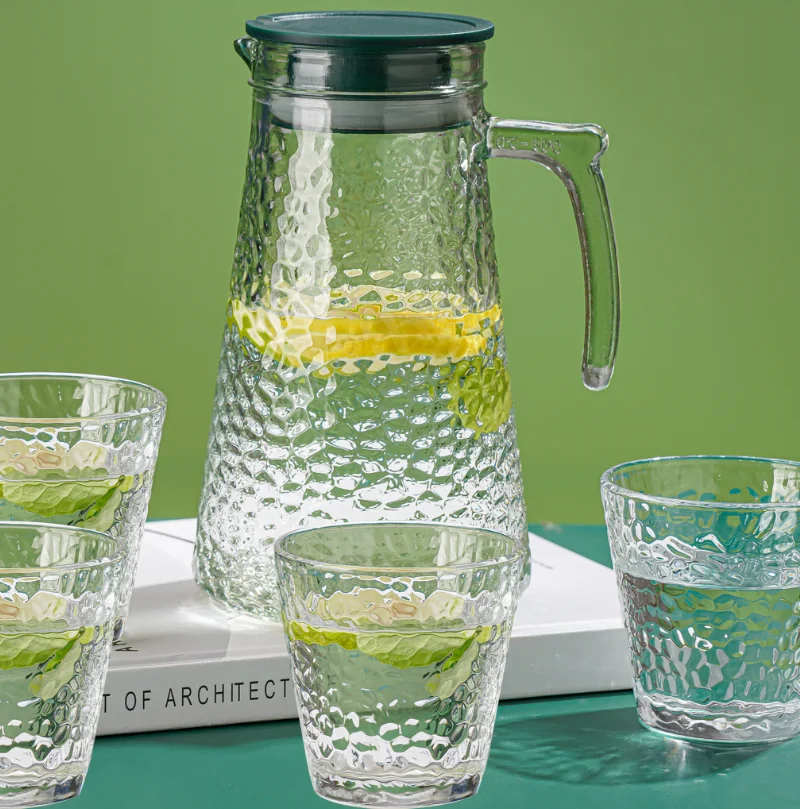 Wholesale Glass Jug Set Soda Water Juice Glass Water Jug Cups Set Jug ...