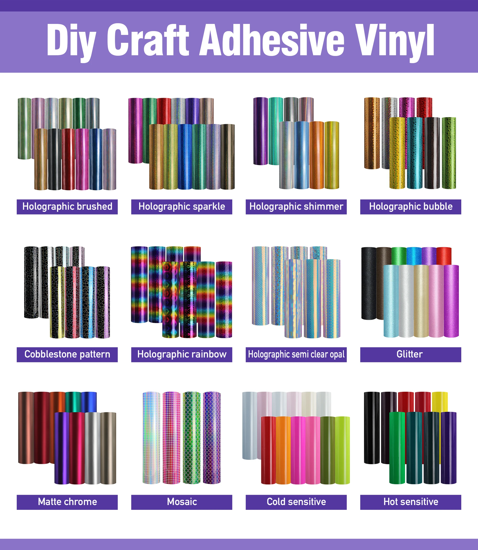 Wholesale Printable Craft PVC Glue Sheets Self Adhesive Vinyl Outdoor ...
