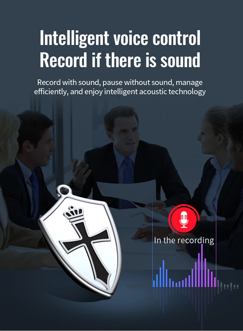 Q4 High Definition Portable Digital Voice Recorder Long-Running Noise ...