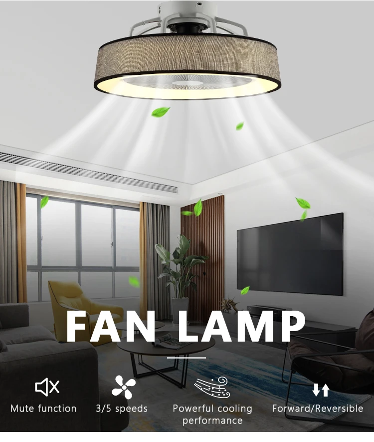 Ceiling Fan With Lights Smart Bladeless Ceiling Fans With App Control ...