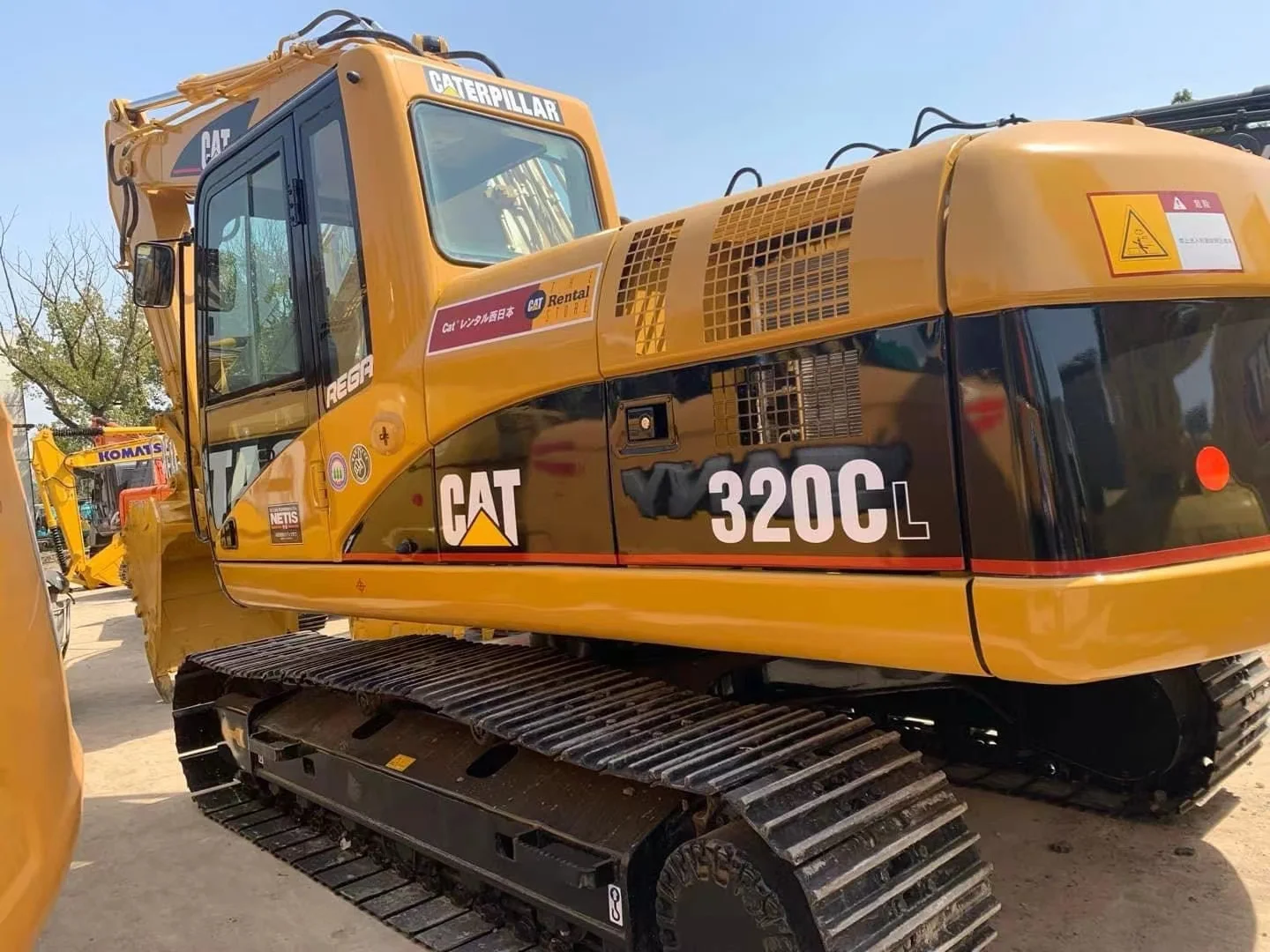 Used Excavator Caterpillar 320C Hydraulic Crawler Large Backhoe CAT ...