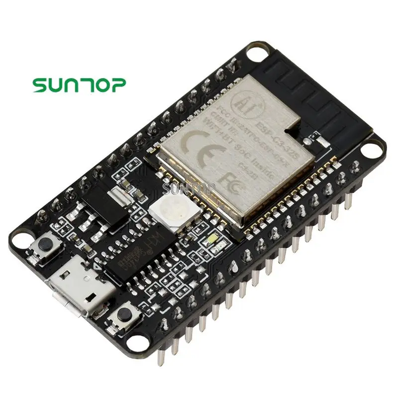 Esp-c3-32s-kit Esp32 Wifi+blue Tooth Development Board - Buy Esp32 Wifi ...