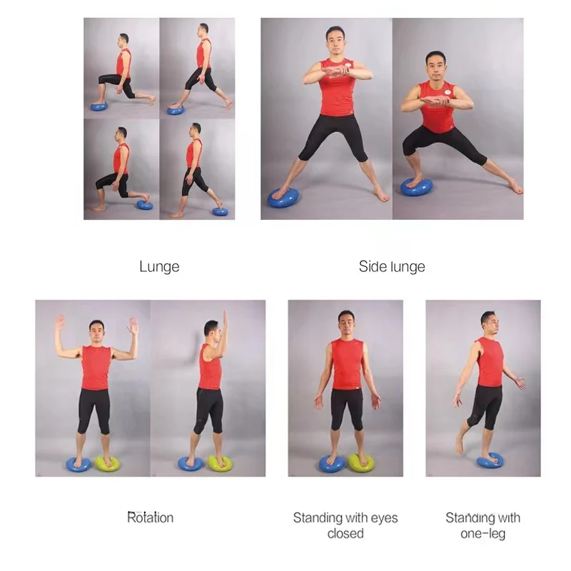 Exercise Balance Stability Disc Inflated Stability Wobble Cushion Extra ...