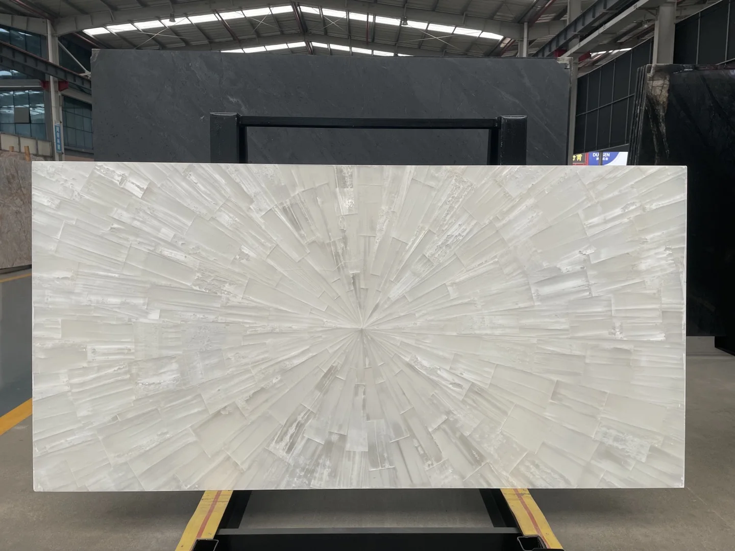 Customize Natural Gem Stone White Luxury Stone Slab Wall Decoration ...