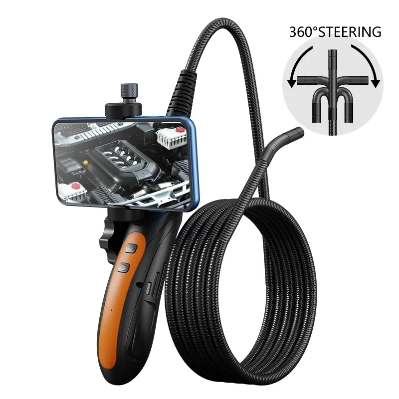 WiFi Articulating Borescope 2MP HD1080P Endoscope Inspection Camera ...