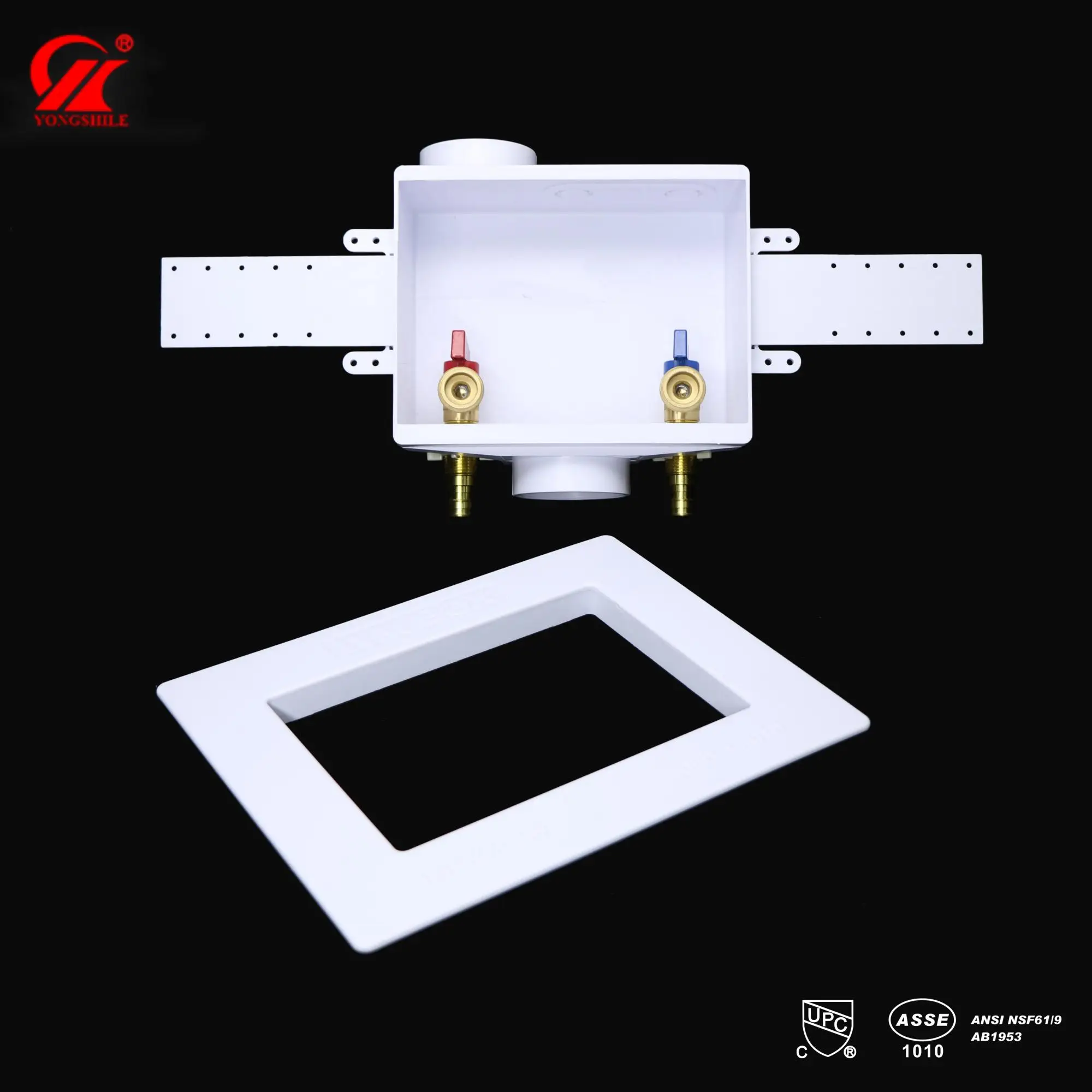High Quality OEM Washing Machine Outlet Box with Ball Valves