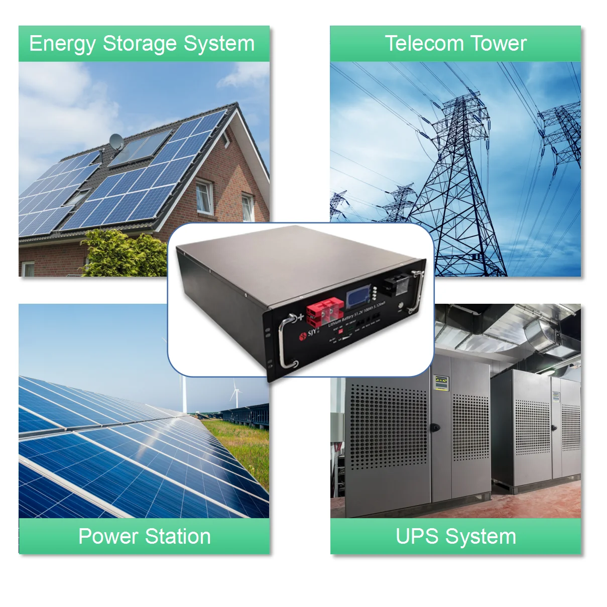 Rack Mounted 48v Lithium Ion Battery 50ah 100ah 200ah Lifepo4 Battery ...