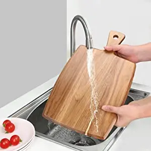 Modern Simple Kitchen with Handle Wooden Multi-function Cutting Board ...