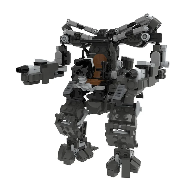 Buildmoc Black Apu Matrix Robot Building Blocks Kit The Matrixed Mecha ...
