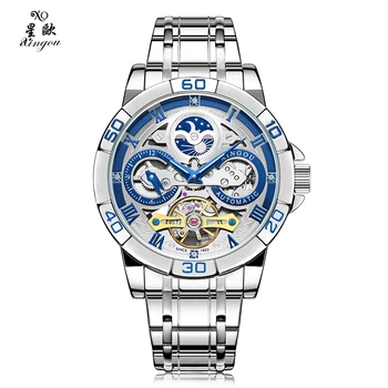 High Quality Automatic Watch Dual Time Zone Luminous Hands Water ...