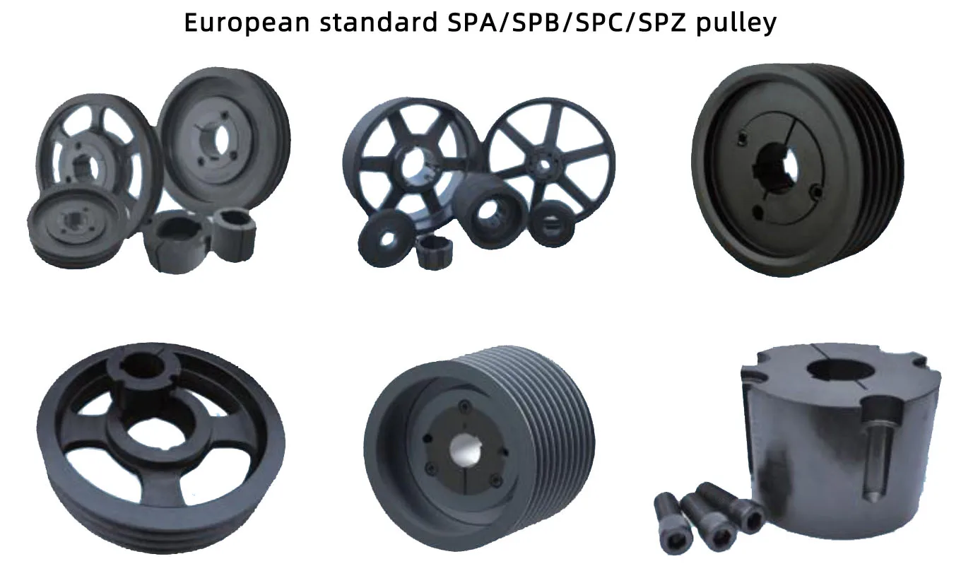 Double V Belt Pulley Type5 - Six Spokes for Durable Performance