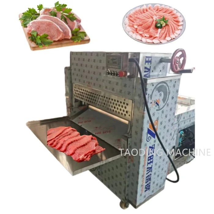 News Frozen Meat Slicer Beef Meat Slice Machine Lamb Roll Meat Cutting ...