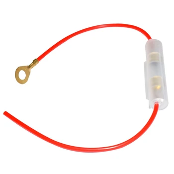 Universal Motorcycle Fuse Screw Type 6x 30mm Inline Glass Fuse Holder 0 ...