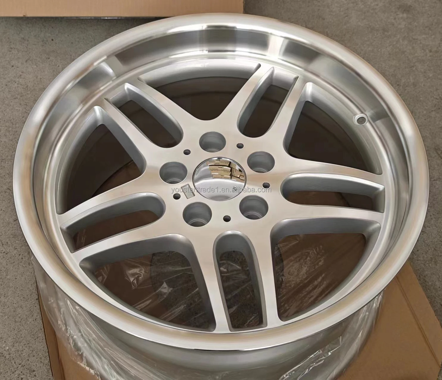 YQ 18inch Staggered Alloy Wheel Rim 8j 9.5j for BMW E30/E34/E36/E38/E39 ...