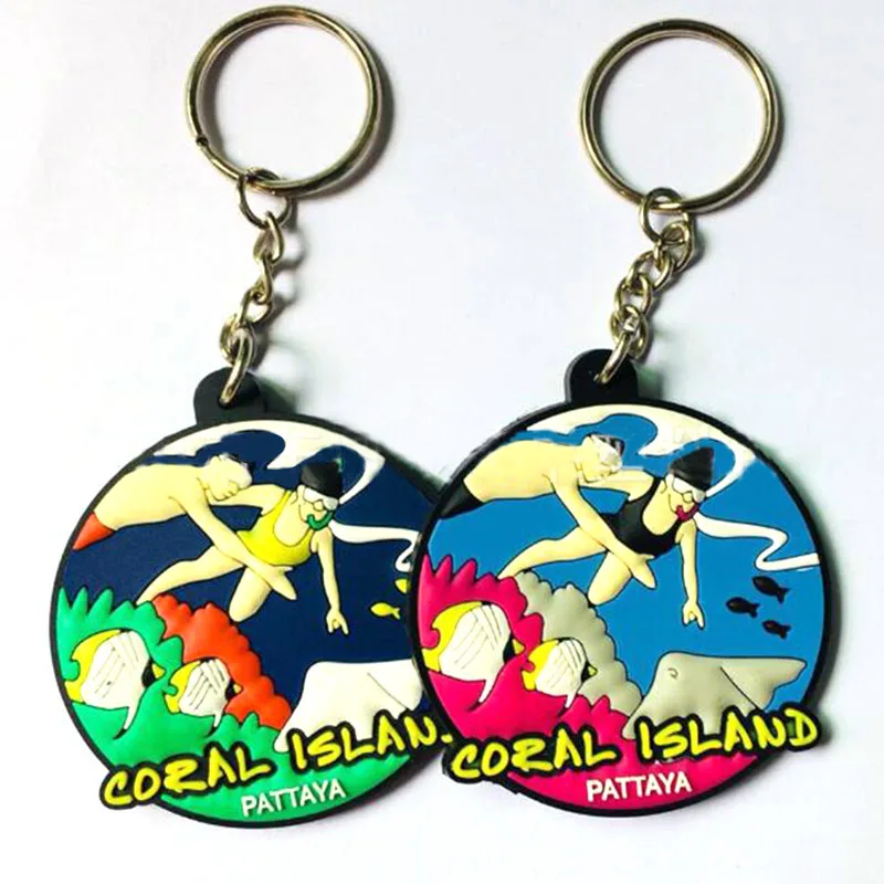 Wholesale Personalized Logo 2d 3d Custom Design Pvc Keychain Soft ...