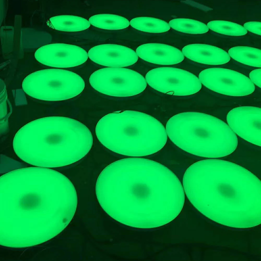 Outdoor Interactive Props RGB Light LED Dance Floor Tiles