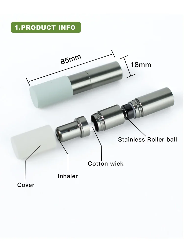 Nasal Inhaler Essential Oil Nasal Inhaler Stick Nasal Inhaler Stick ...