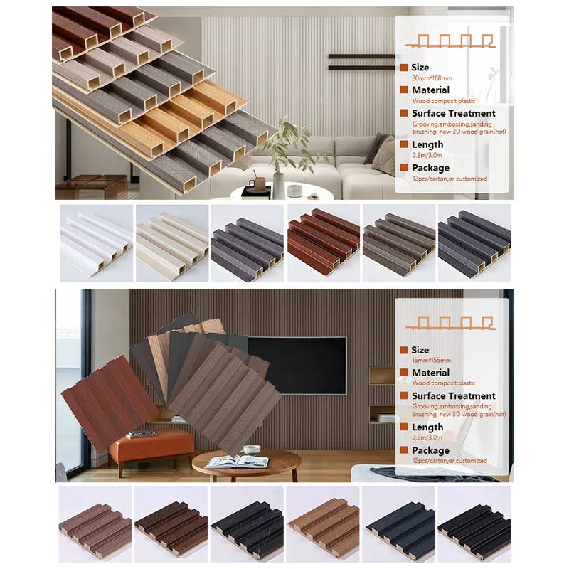WPC Waterproof PS Material Wall Decor Panel Plastic Wall Cladding for ...