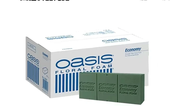 Oasis Floral Foam Block for Flower Arrangements - Green Flower Foam ...