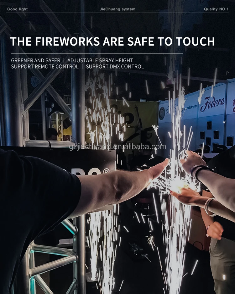 JC Cold Fireworks Machines DMX 600w for Wedding Parties