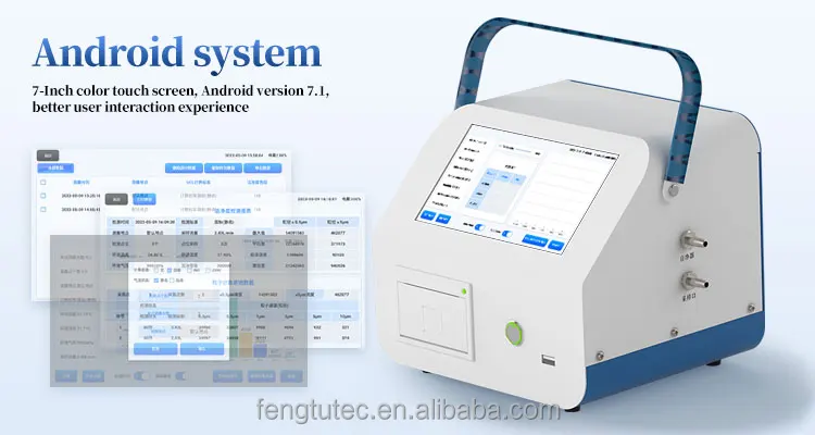 Portable Particle Air Detector Clean Room Dust Particle Counter Air ...