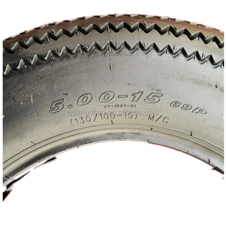 High Quality Sawtooth Vintage Motorcycle Tire 5.00-15