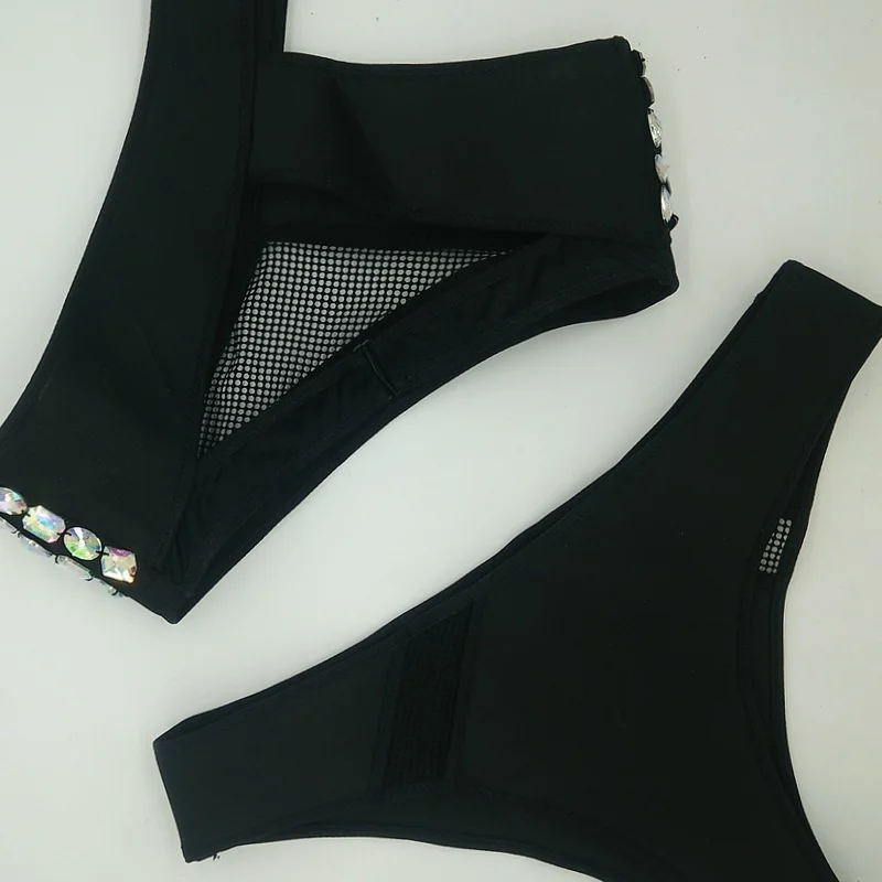 One-shoulder Sexy Bikini Swimwear Girls Luxury Bathing Suit - Buy ...