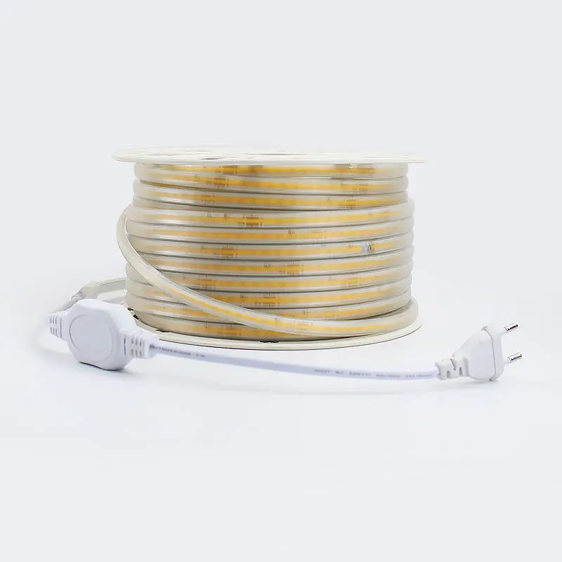 110v 220v 100m High Bright Flexible Tira Led 8mm Cuttable Strip Lights ...