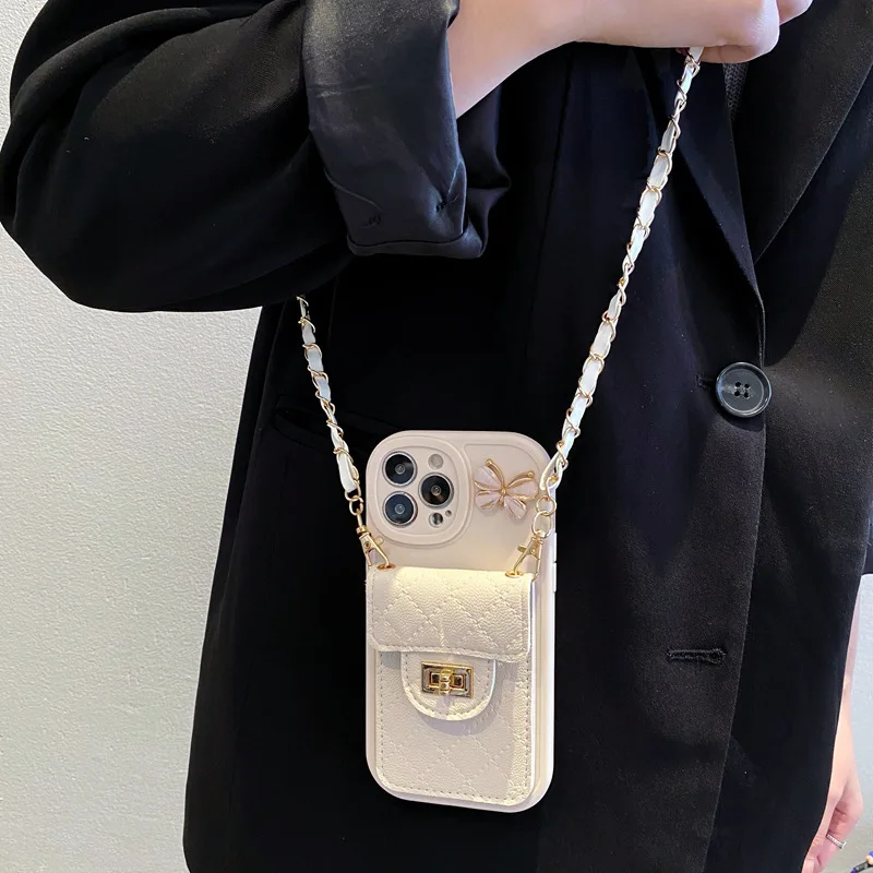 Hot Sale Multifunctional Phone Shell Card Holder Crossbody Chain Bag ...