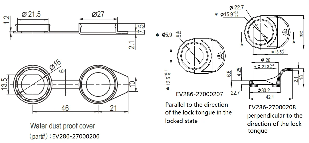 Rotating Pressure Lock Turn Tongue Distribution Box Electrical Cabinet ...