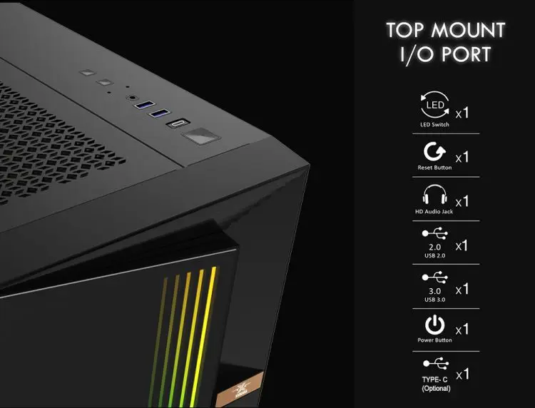 Custom Rugged Horizontal Matx Custom Computer case Fabrication Pc Cases ...