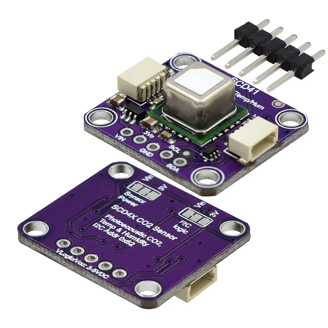 I2c Scd41 True Co2 Temperature And Humidity Sensor For Qwiic - Buy I2c ...