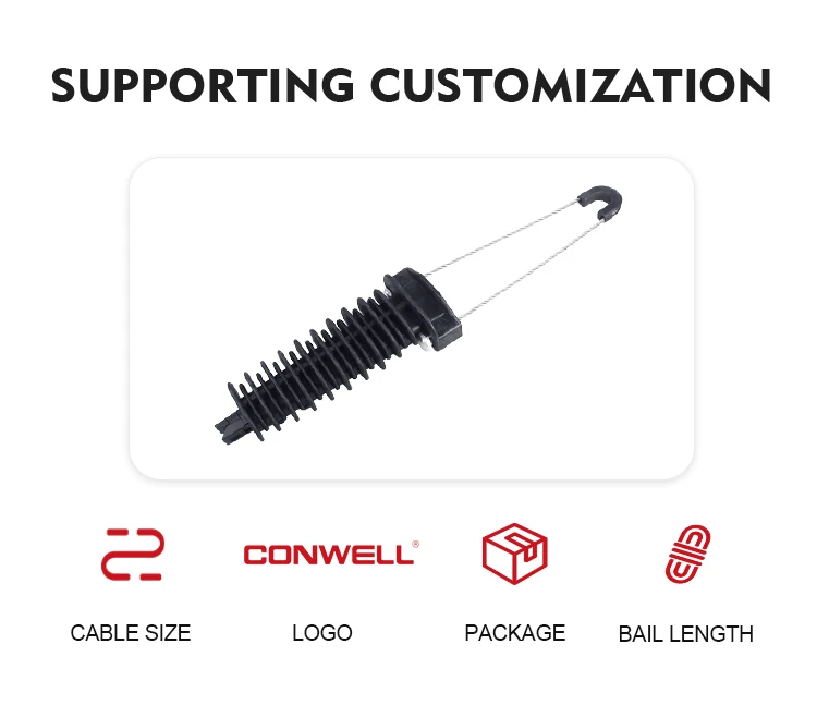 Plastic Overhead Line Dead End Cable Clamp - Electrical Cable Clamps