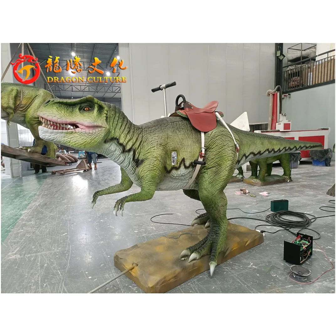 Life-size Ride-on Robotic Dinosaur Models for Kids Fun