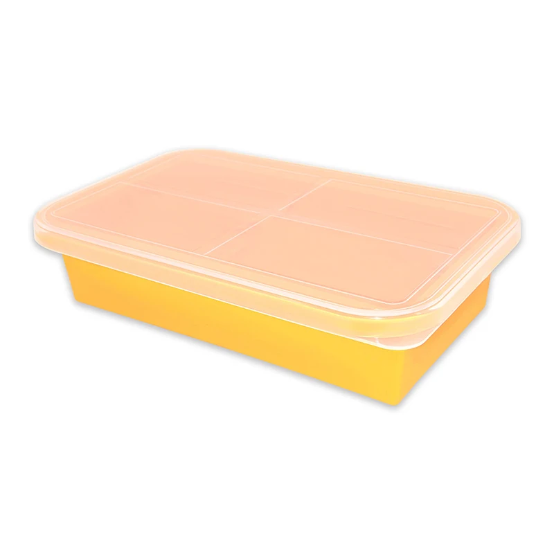 Soup Meal Ice Cube Freezing Mold Extra Large 1 Cup Freezer Food Trays ...