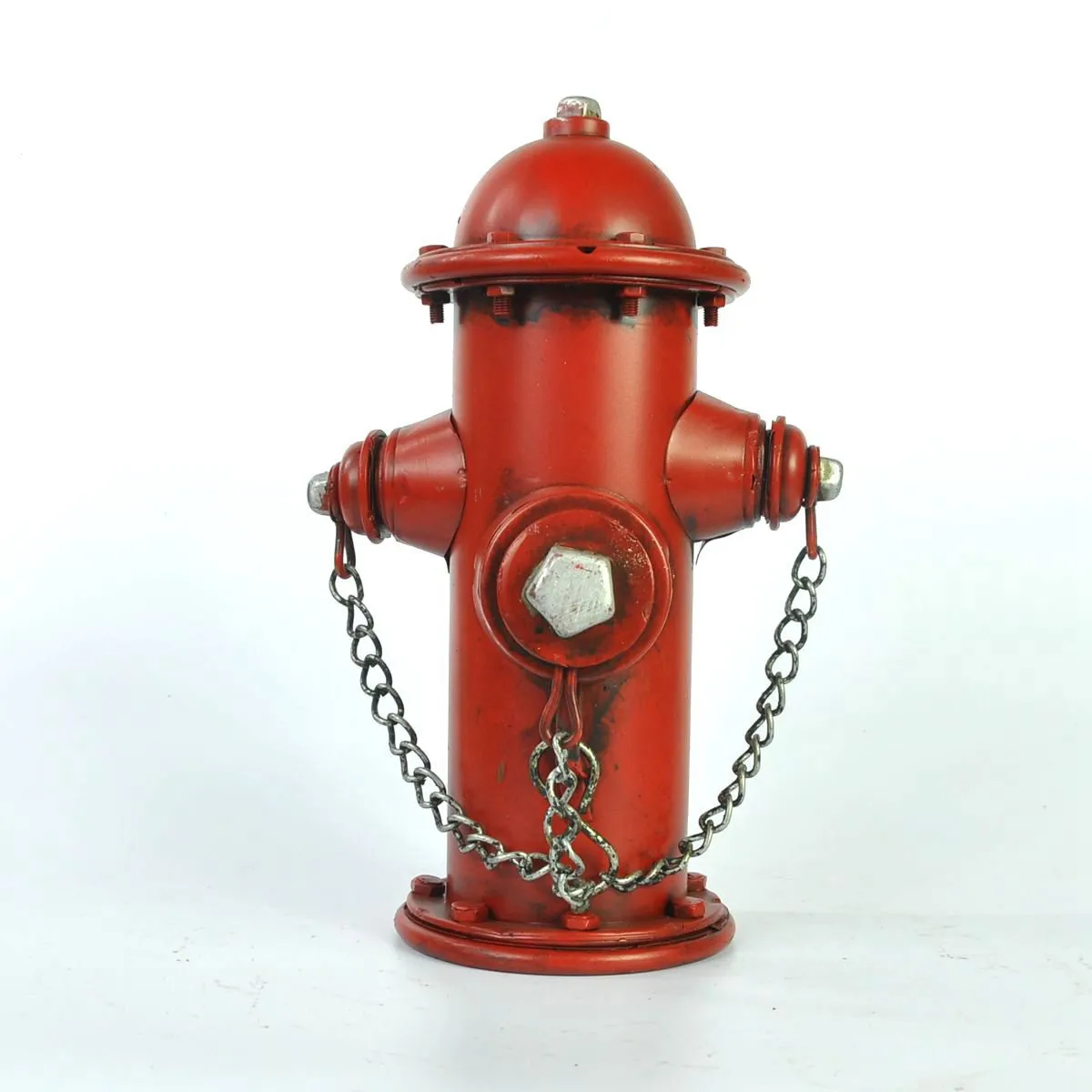 Cute Metal Fire Hydrant Model - Perfect Decor for Kids