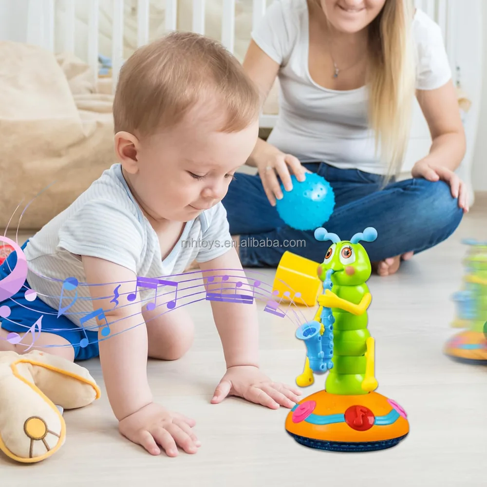 Electric Universal Walking Dancing Twisted Caterpillar Toy Automatic ...