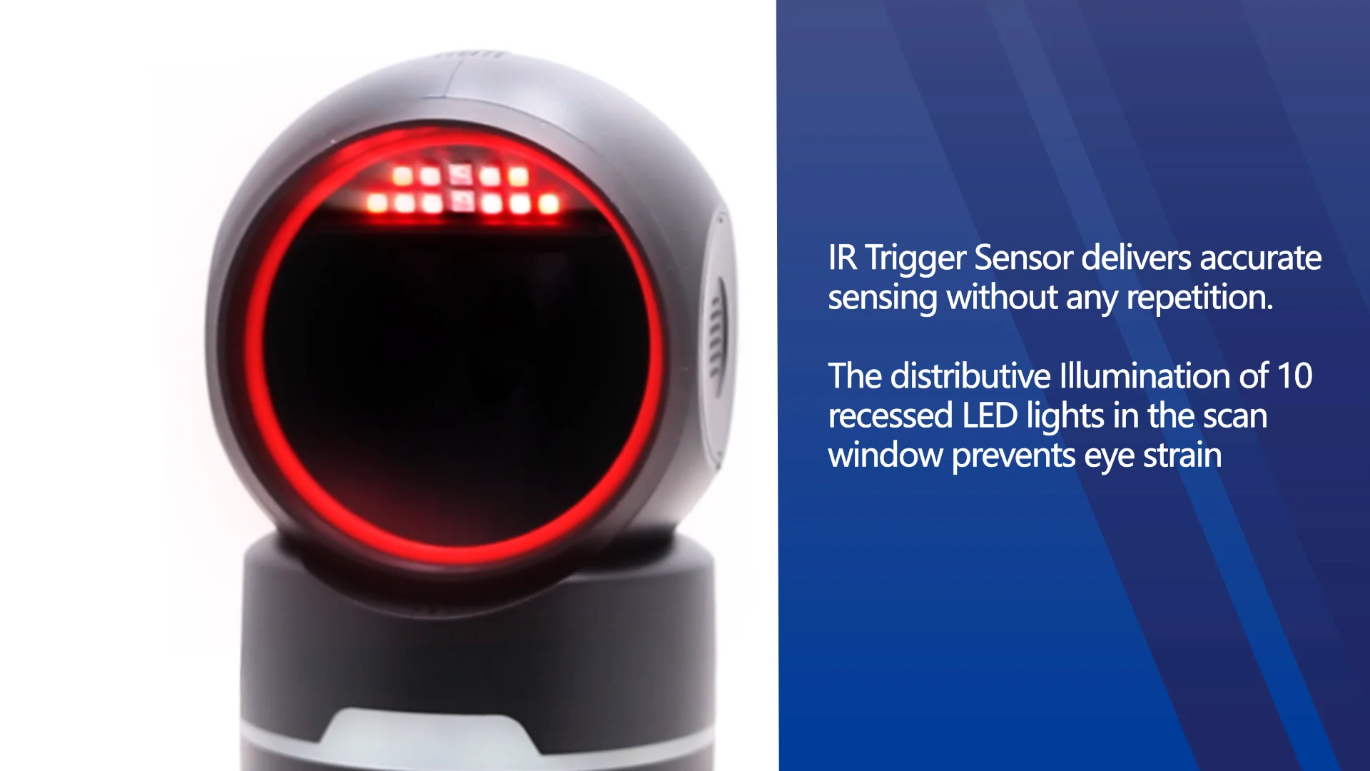 Mp6800 High Quality Ir Sensor 2d Qr Hands-free Desktop Barcode Scanner ...