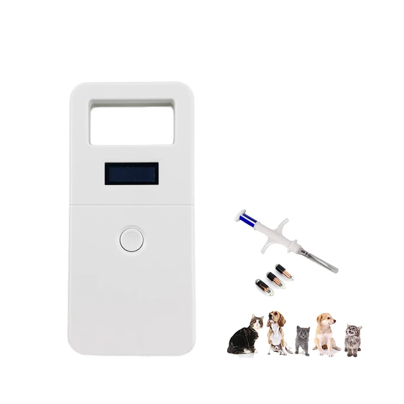 OEM RFID Tag Reader Handheld 134.2khz FDX-b ISO11784/5 RFID Pet Animal ...